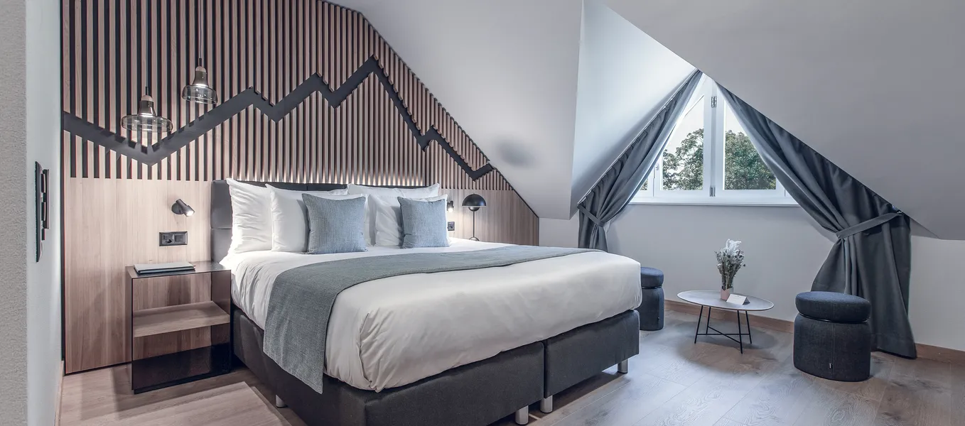Panorama Doppelzimmer Design im Hotel | Swiss Holiday Park